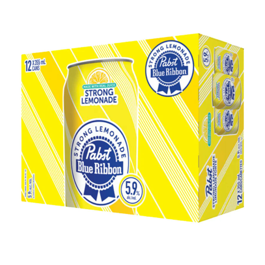 PABST STONG LEMONADE 5.9%, 12 X 355 ML — Delivurr